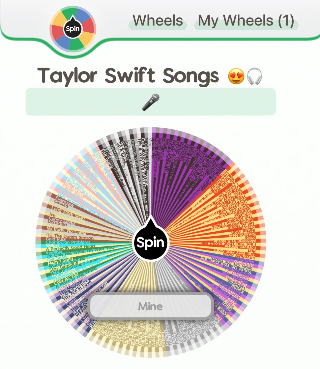 Wheel of Taylor PT3 | Fandom