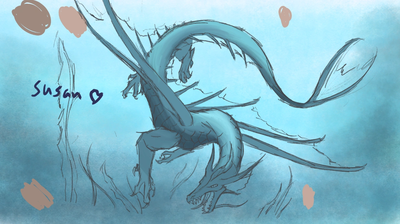 River dragon art!! - w i p 1 ! | Fandom