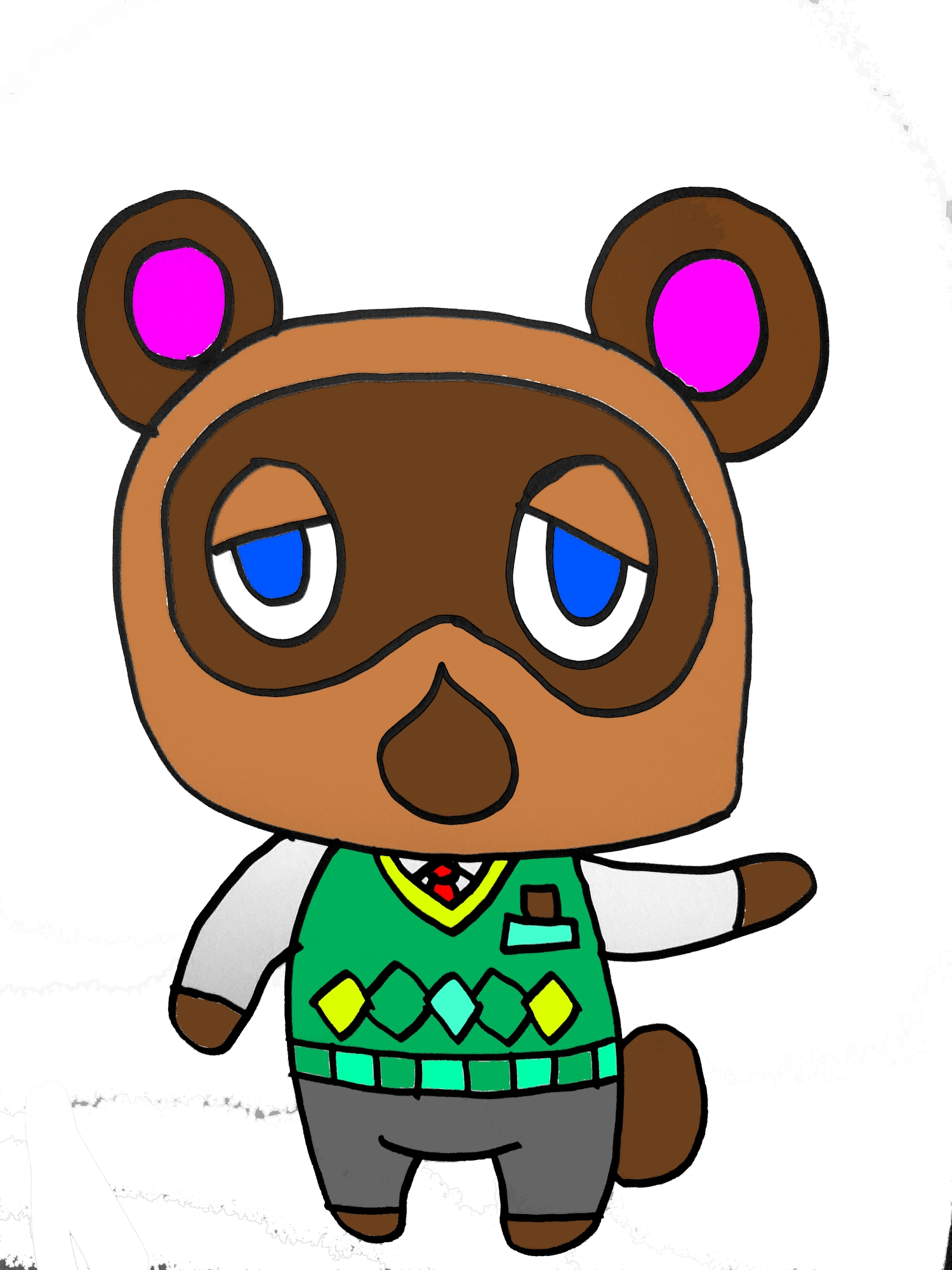 My drawing of Tom Nook | Fandom