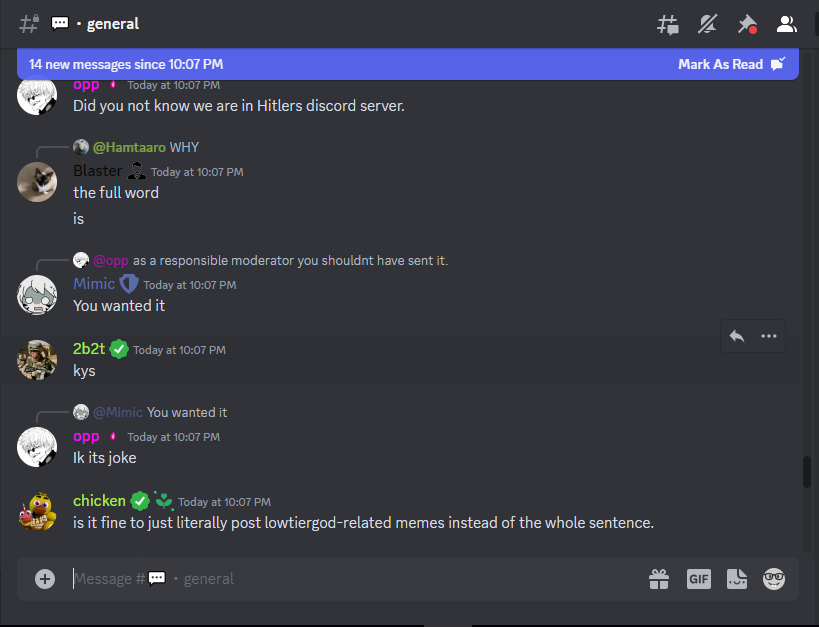 Average moment in Parlo's discord server. | Fandom