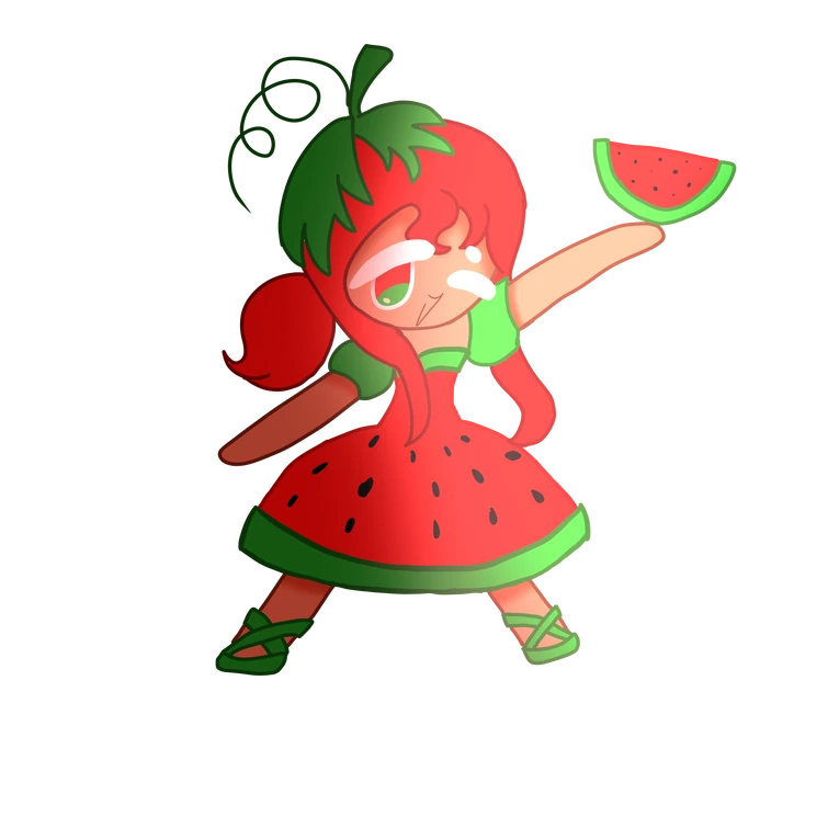 Ask: Watermelon & Bagel Cookie! (Watermelon & Bagel Digital Art) | Fandom