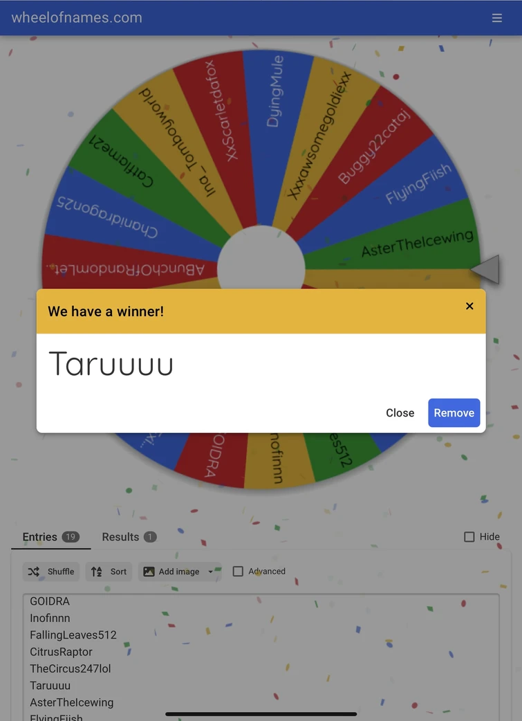 Spin the wheel giveaway! | Fandom