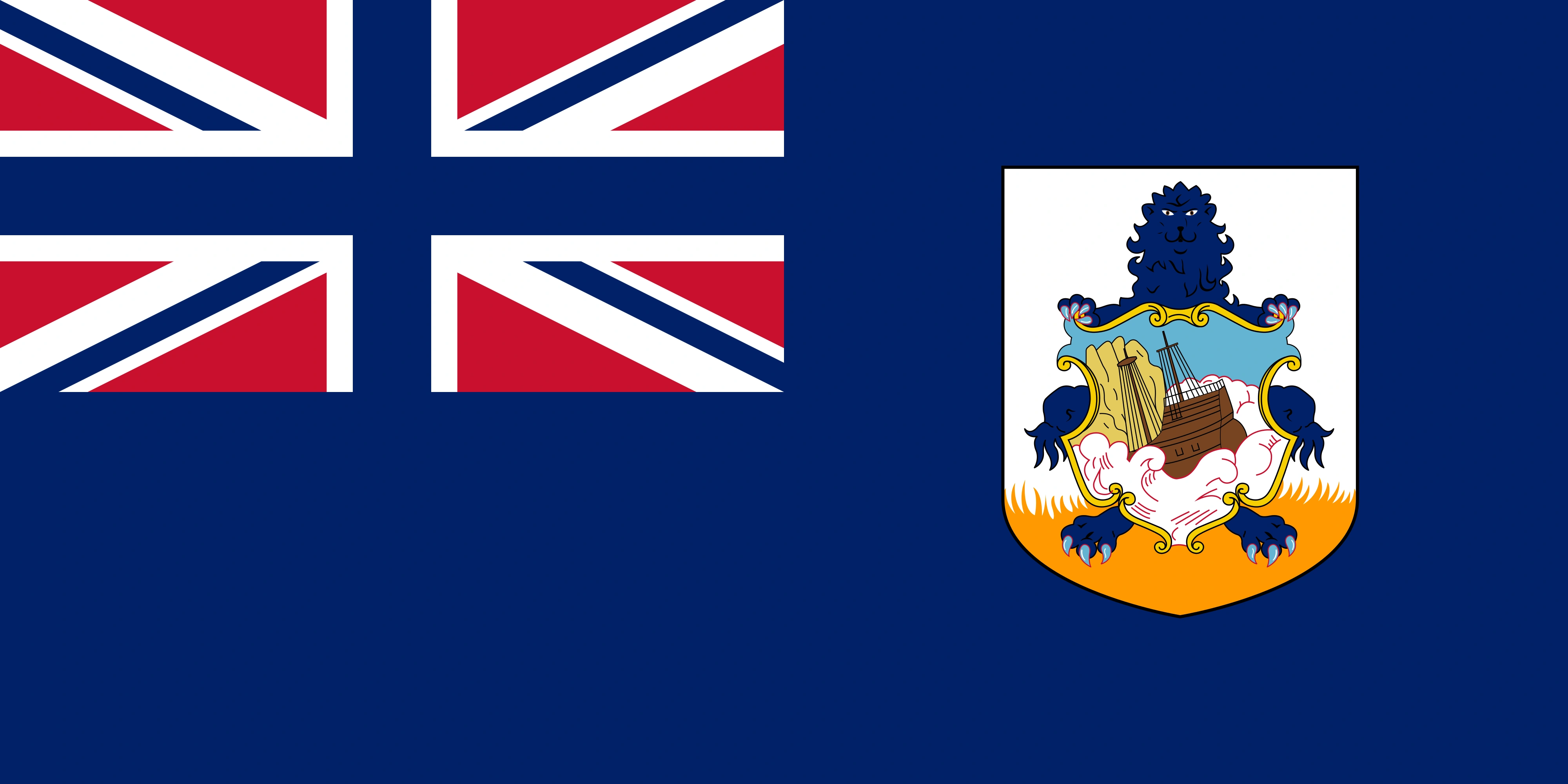 The Bermuda flag if it worked together with Anguilla to make the world ...