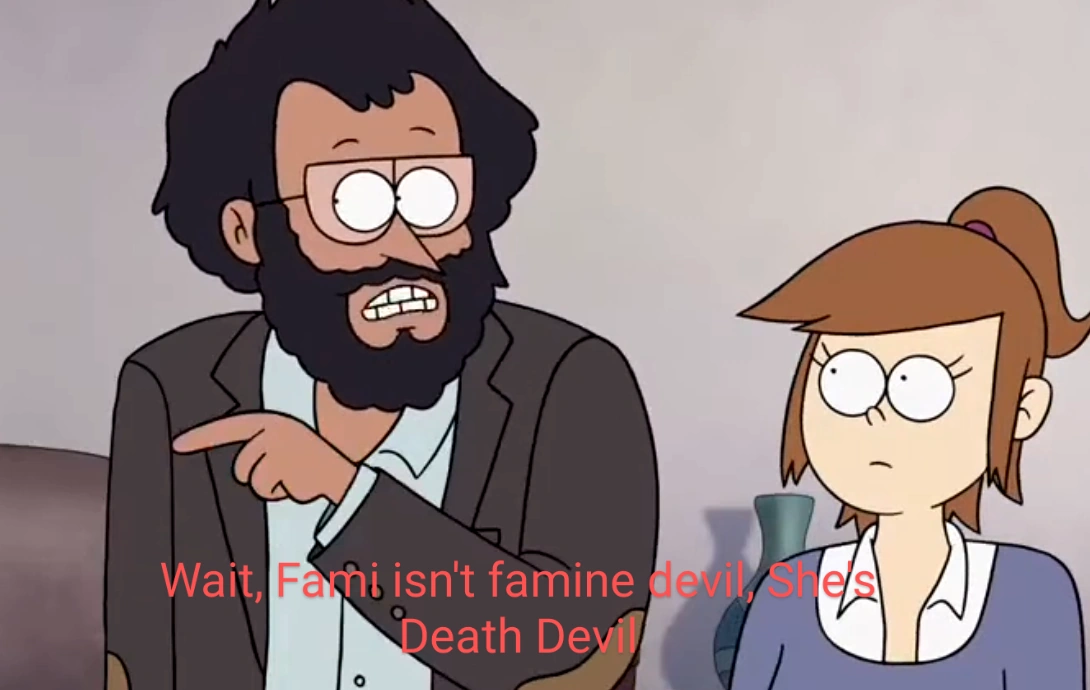 After finding out Fami is real death devil, but created funny meme ...