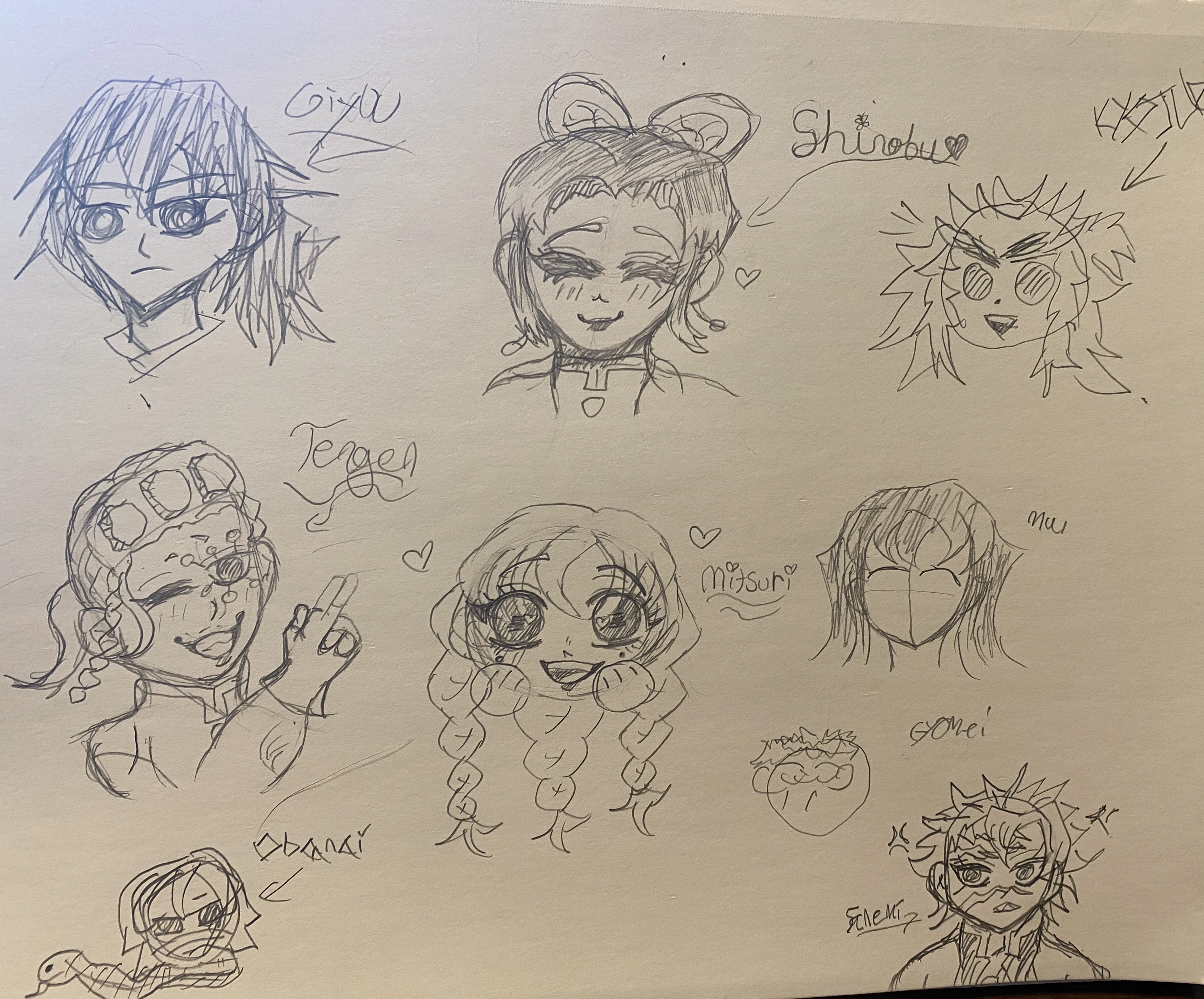 How I think Hashiras would draw themselves (Xtinct edition) | Fandom