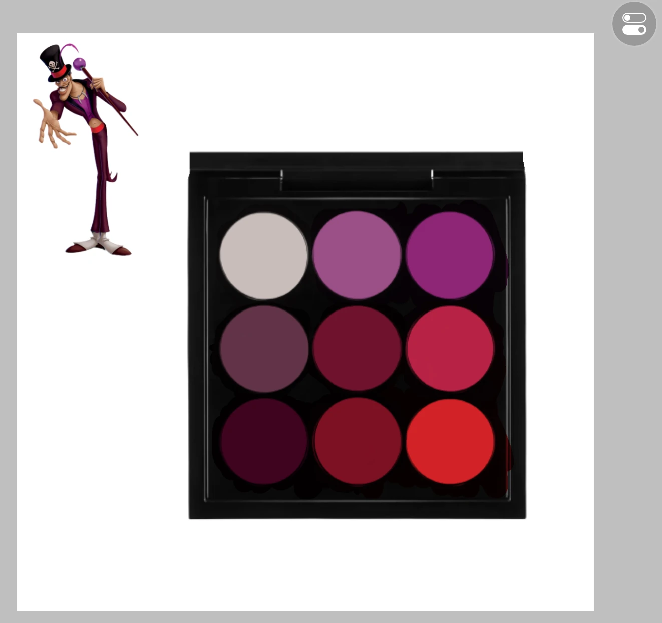 Dr. Facilier (aka “The Shadow Man”) Makeup Palette | Fandom