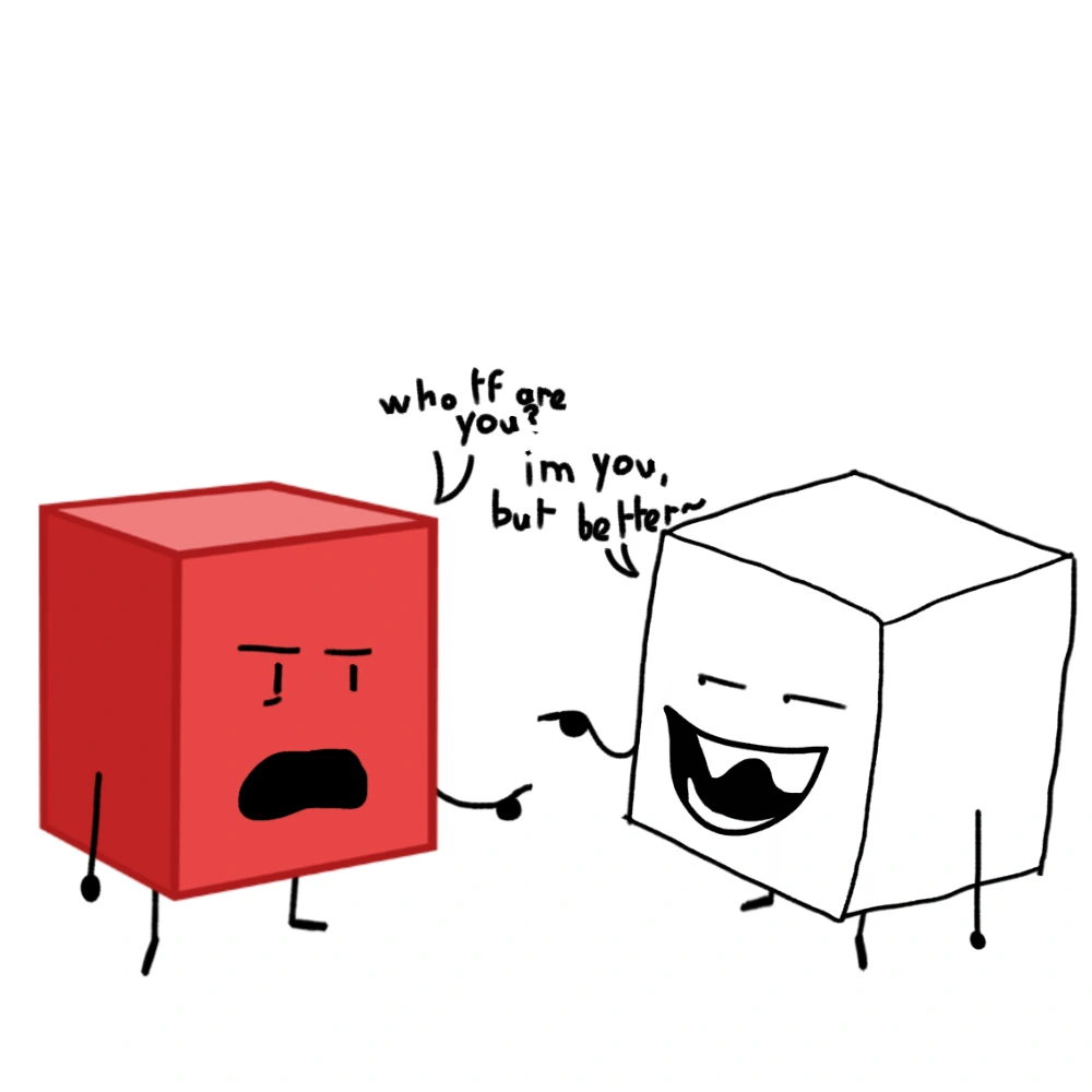 Blocky meets his Graphic Design self | Fandom