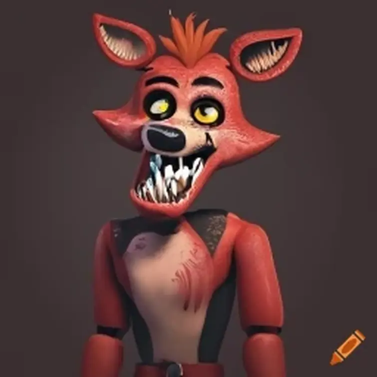 I asked an AI to generate images of Foxy and these were the results ...