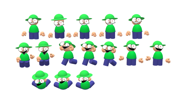 all the assets for chaos nightmare: feat. evil bandu and bandu. | Fandom