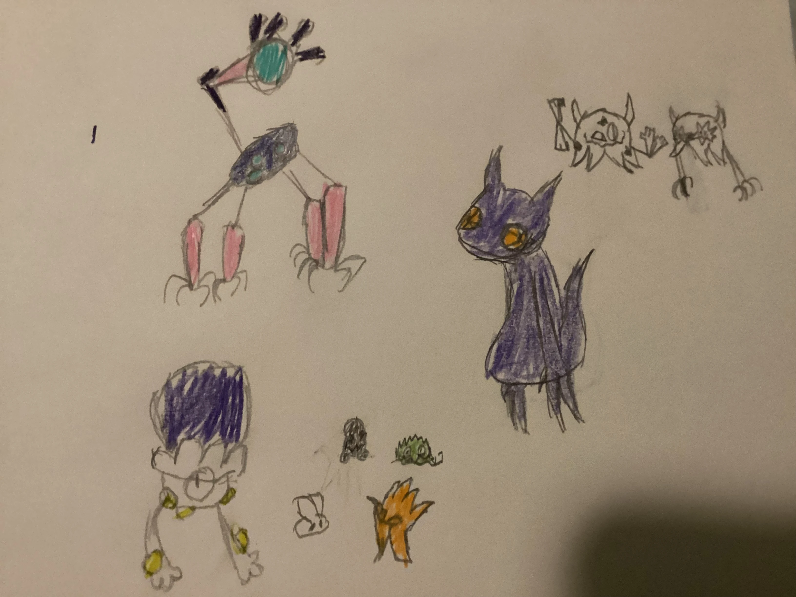 Drawing random monsters (and critters) on paper | Fandom