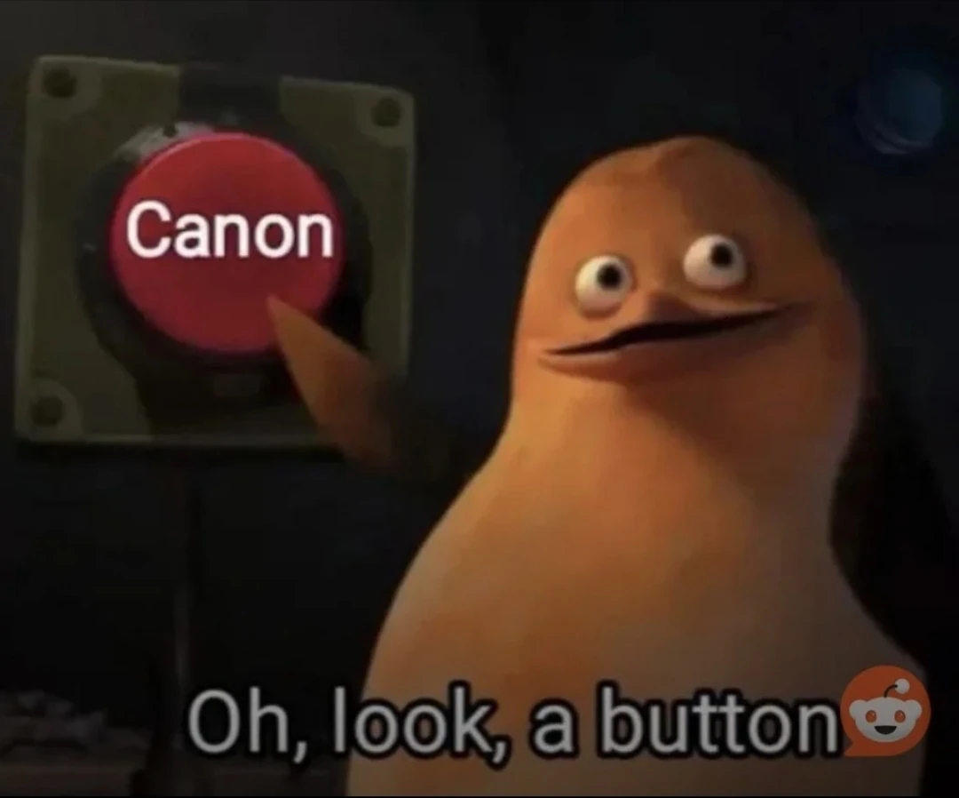 this is the Canon button, by pressing this button, you can turn ...