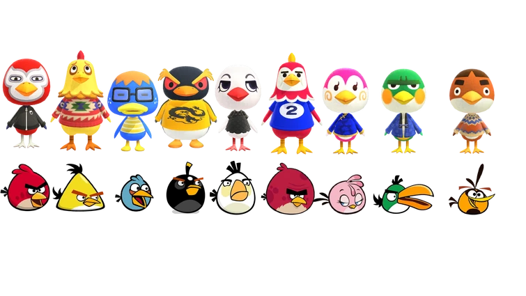 What if the Bird villagers were crossover with these Birds from Angry ...