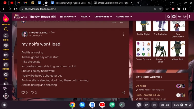 my noifs wont load | Fandom