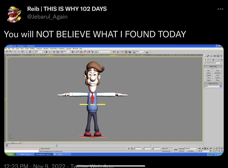A Jimmy Neutron rig was found in a game’s source leak. I dunno if ...