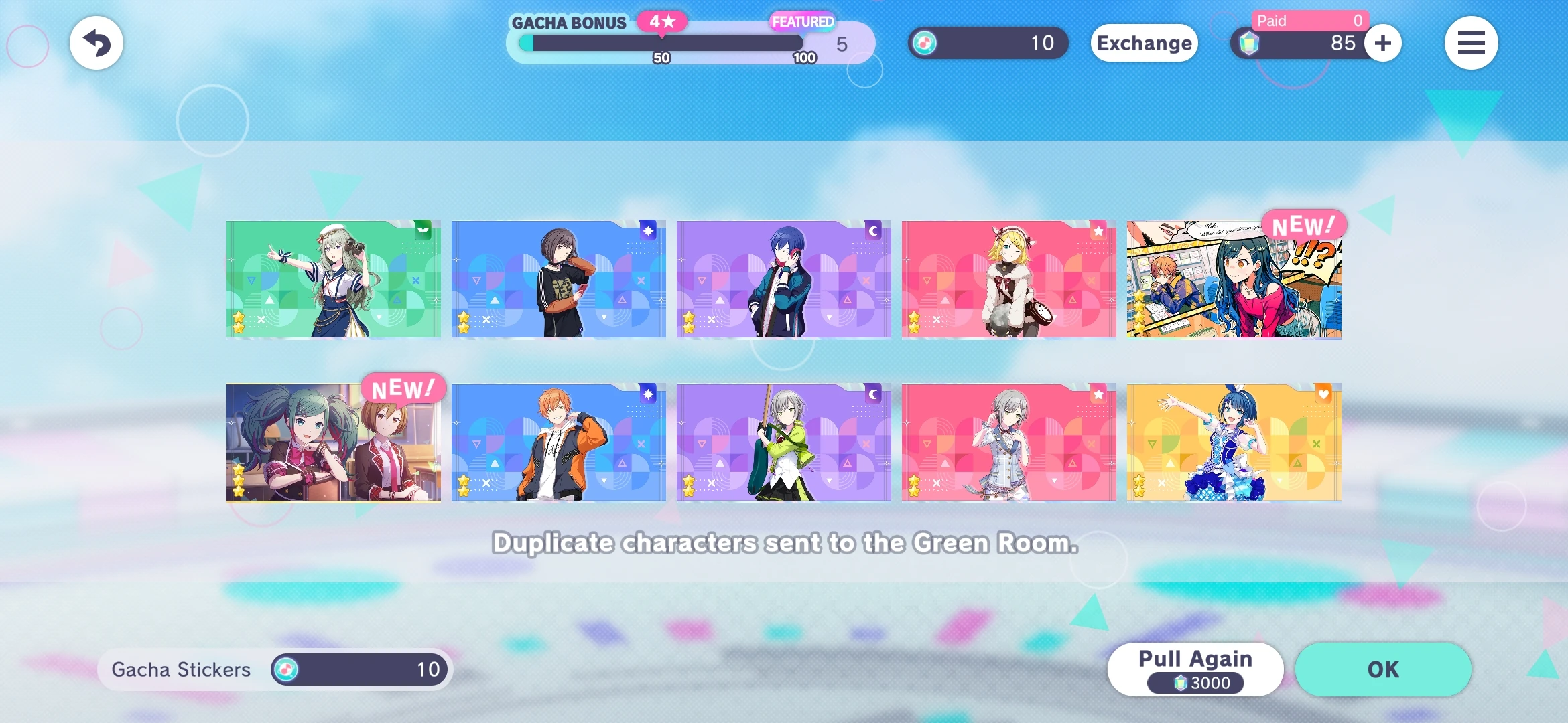 Yo guys!!!!! I decided to do a 10 pull on the Aki5 gacha and I got the ...