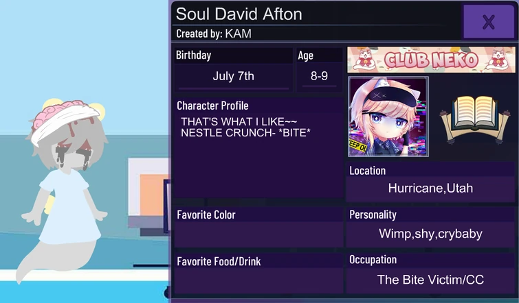 CC/Bite Victim is named David in my AU deal with it- | Fandom