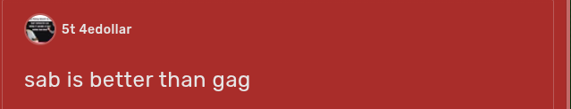 sab is better than gag | Fandom