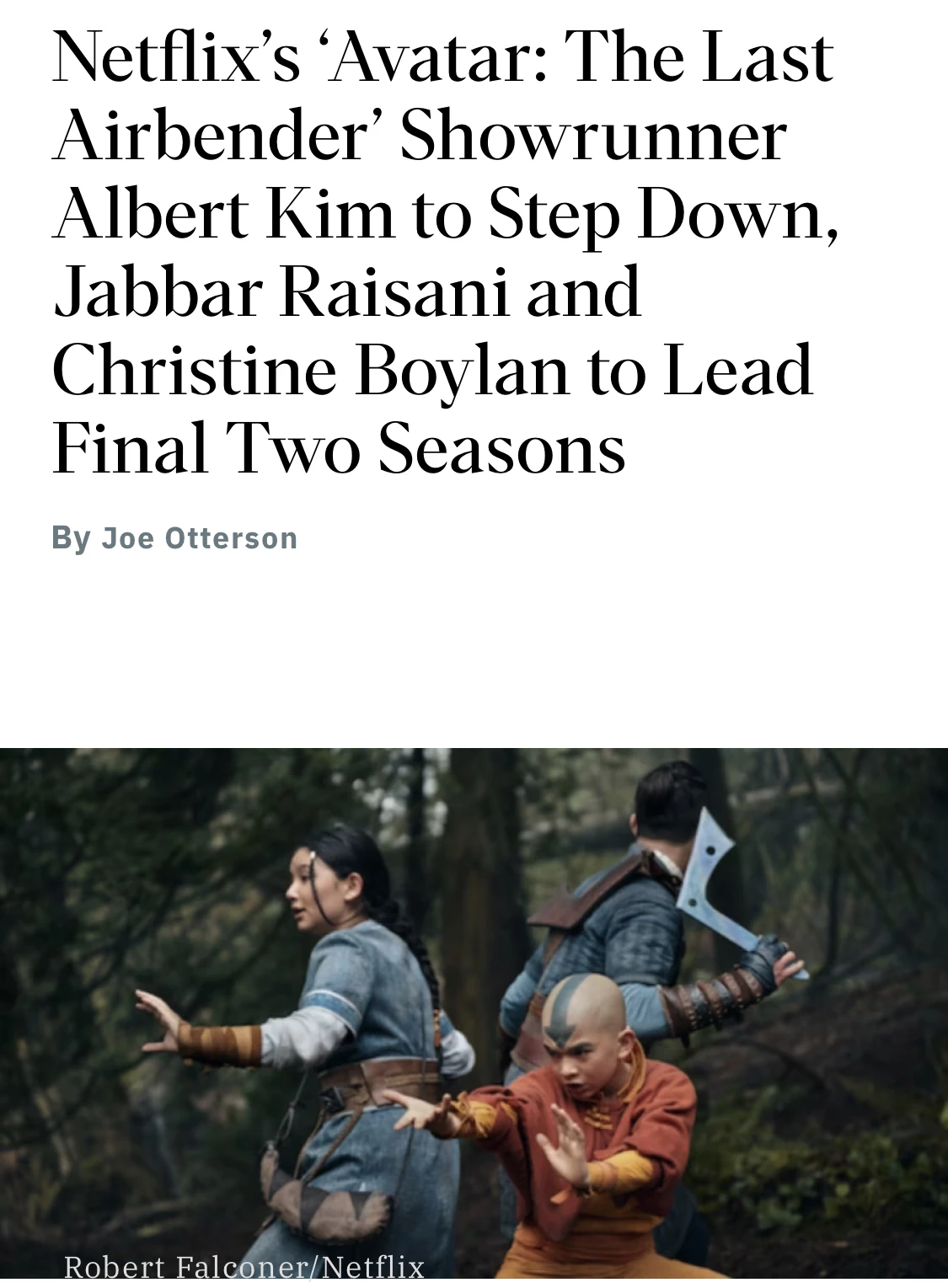 Netflix ATLA gets new showrunner | Fandom