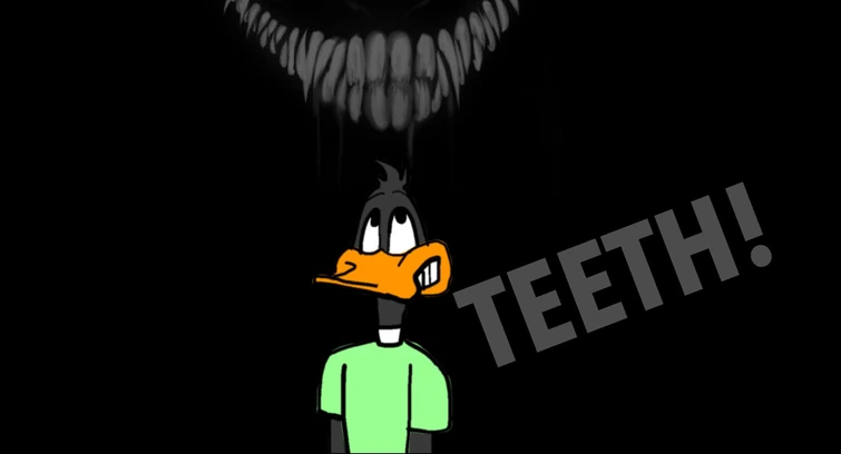Daffy Duck With Teeth