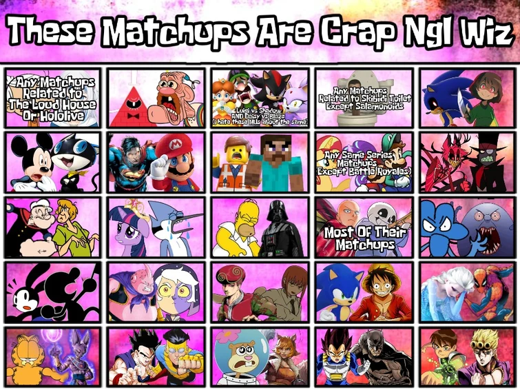 Got Bored So Here Are Some Matchups I Like & Some Matchups I Hate | Fandom