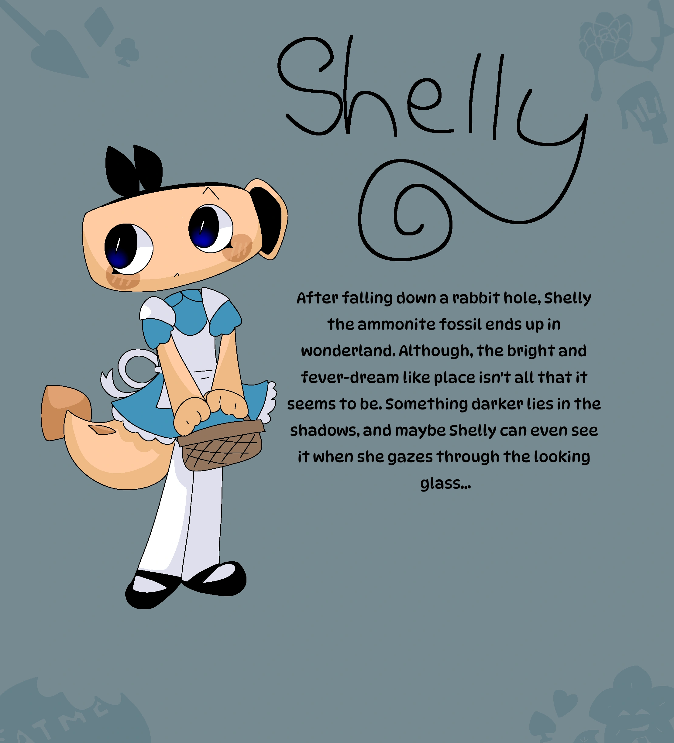 Shelly in Wonderland! | Shelly art | Fandom
