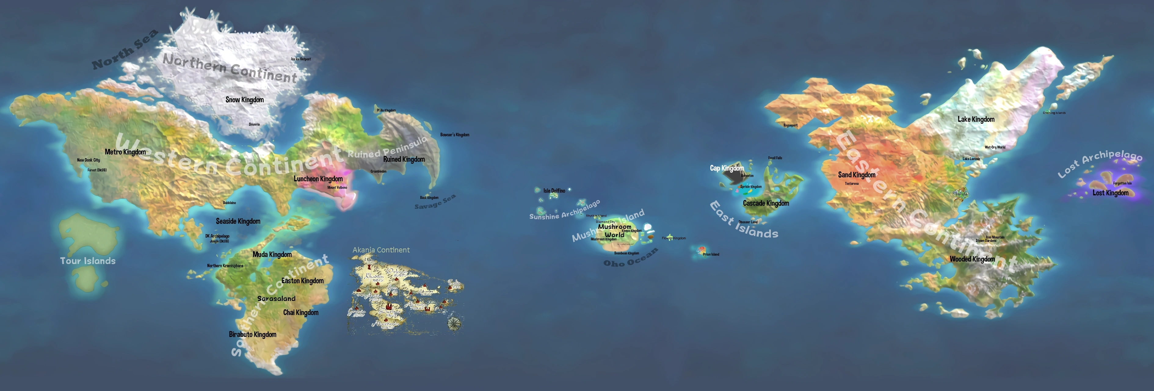 mario (and other nintendo) world map | Fandom