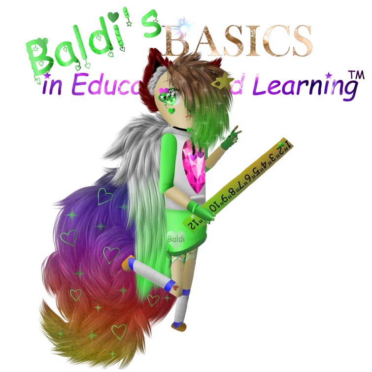 "what did I do the the Baldi's Basics logo lol" oh its just a awesome ...