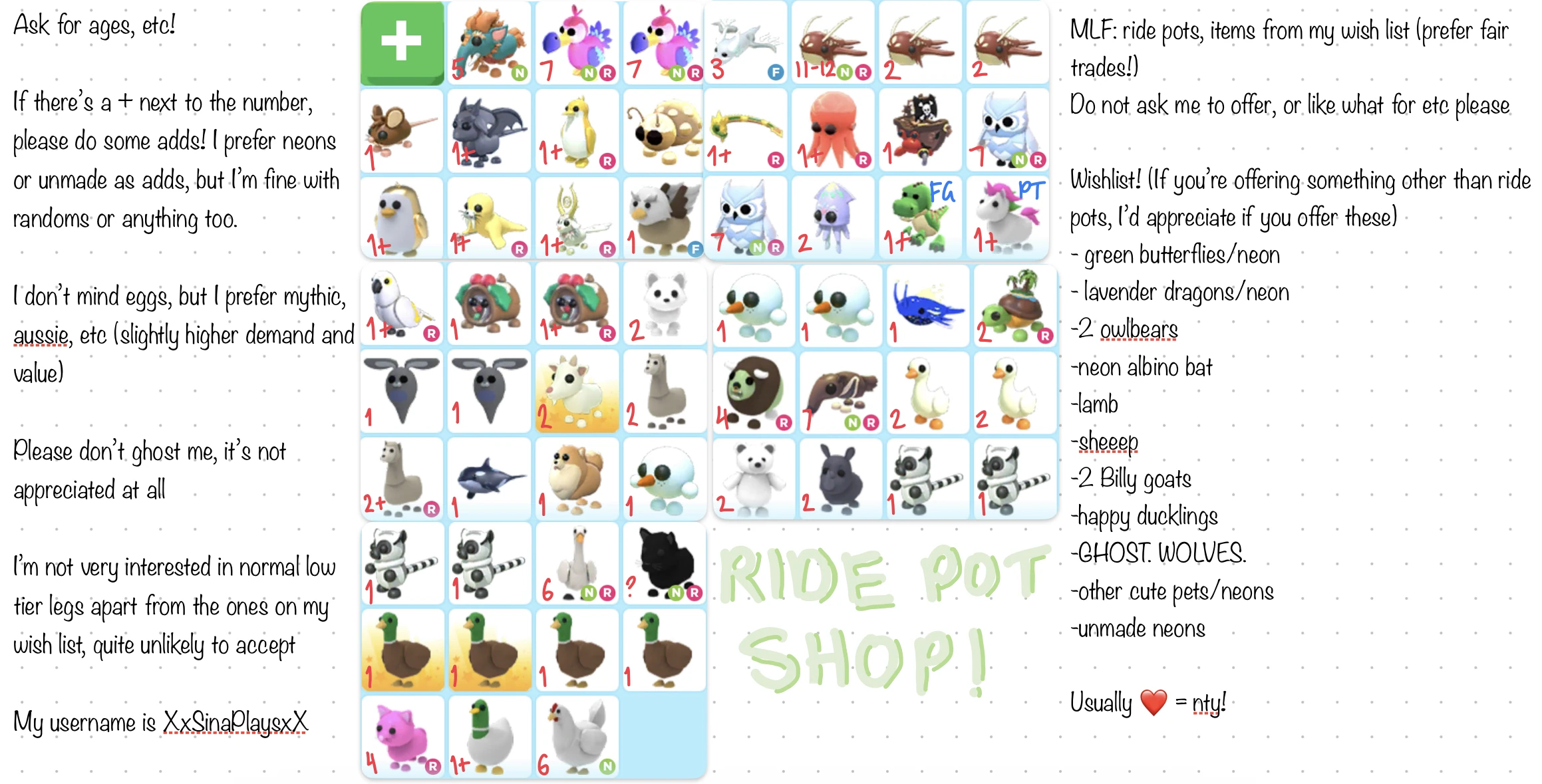 LF lots of pets! (Wishlist) | Fandom