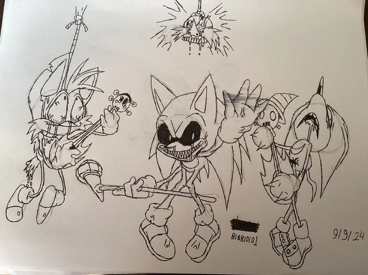 Sonic.exe Drawing. | Fandom
