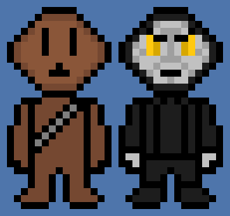 Palpatine And Chewie Pixel art Attempt | Fandom