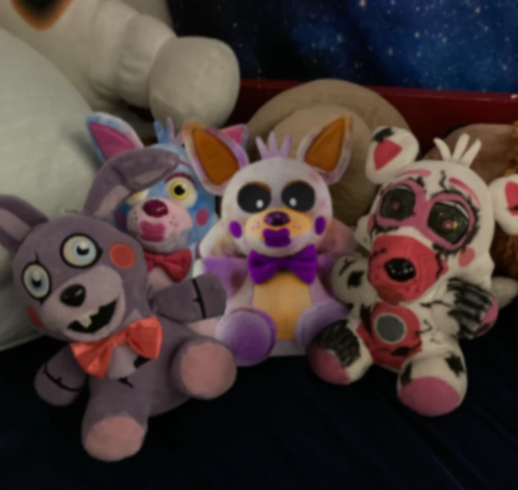 Some of my fnaf plushies | Fandom