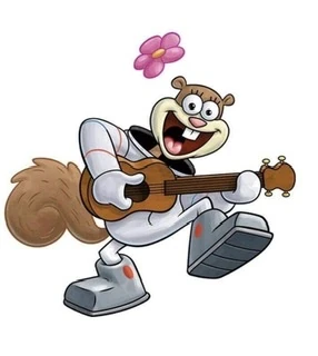 Sandy Cheeks playing guitar | Fandom
