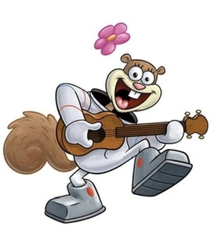 Sandy Cheeks playing guitar | Fandom