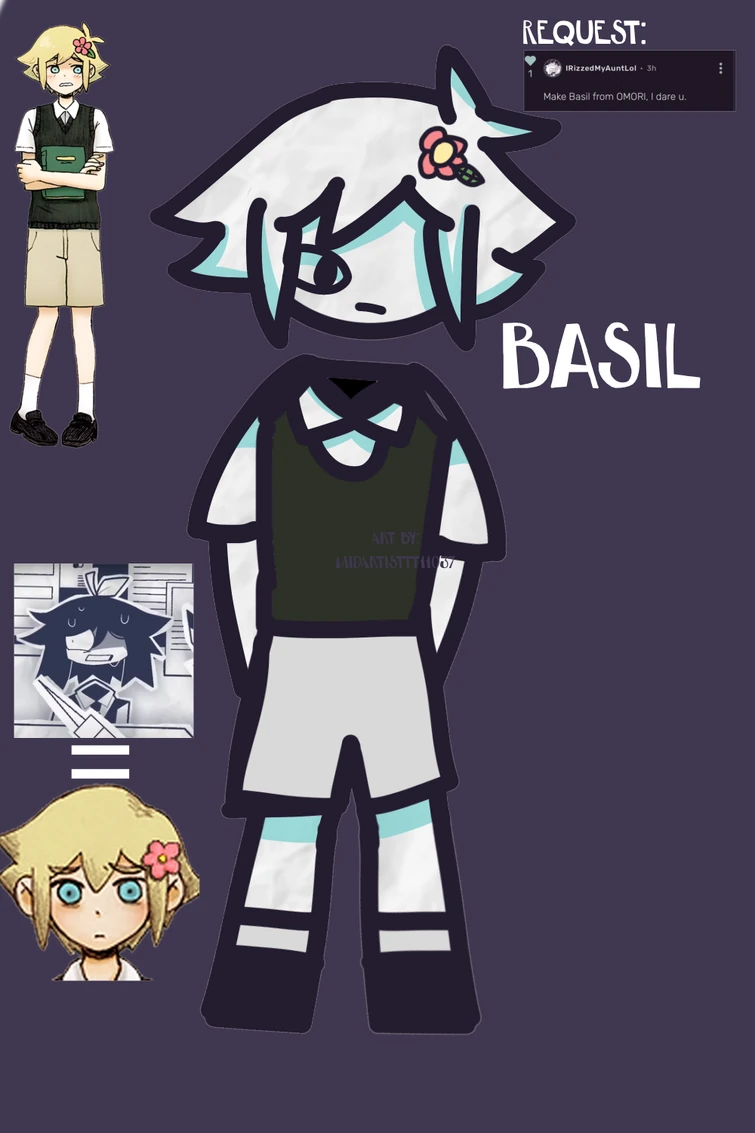 Drawn Basil for someone | Fandom