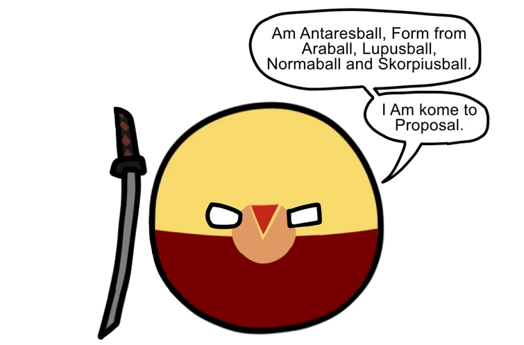 Centaura Countryballs, Bonus comic: Antares Ally (Pert 1/2) is very ...