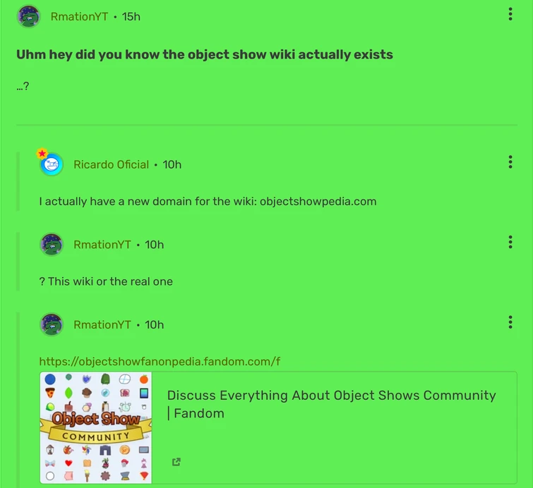 Guys somebody copied the osc wiki and this wiki | Fandom