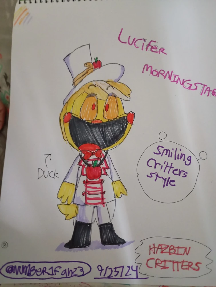 I drew Lucifer Morningstar as a Smiling Critter | Fandom