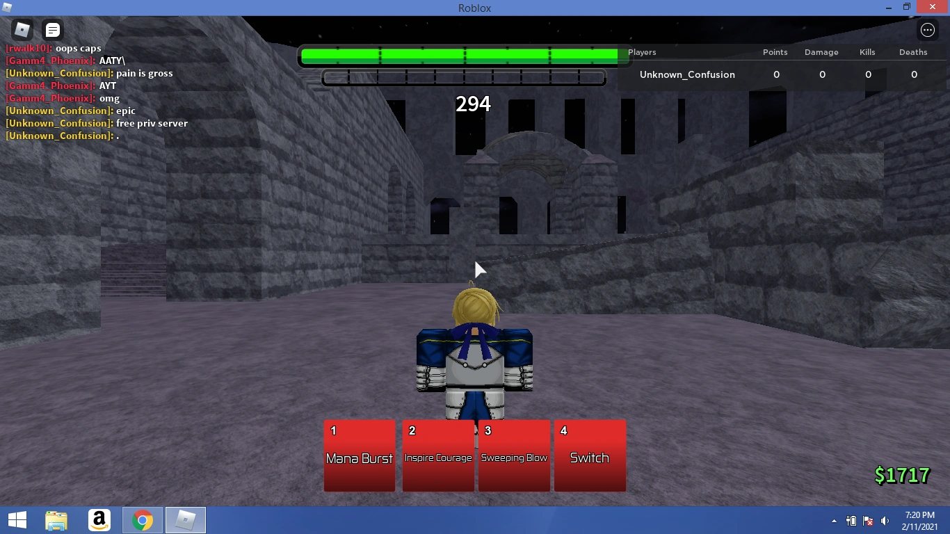 uh i was in an empty server with like 4 people and they all left not ...