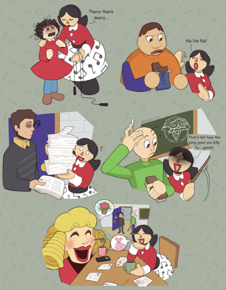 Some adorable Baldi’s basics fan art I found: | Fandom