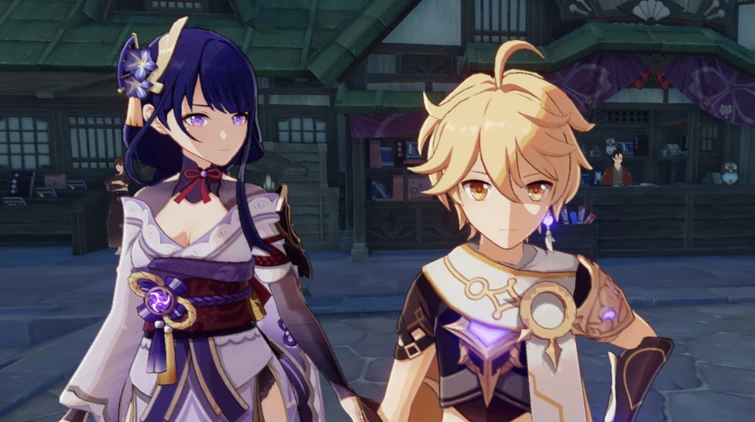 Aether x Ei Photos I got from her Story Quest lol | Fandom