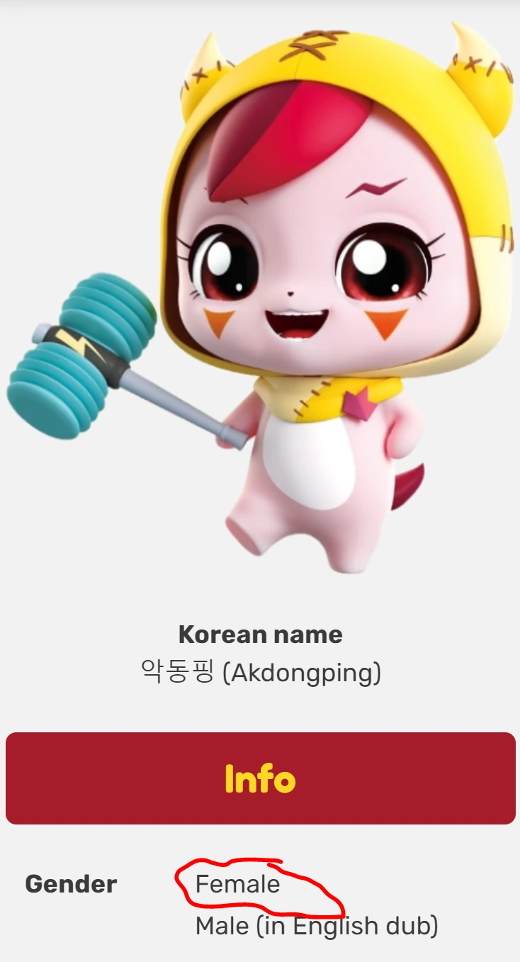 Giggleping is female | Fandom