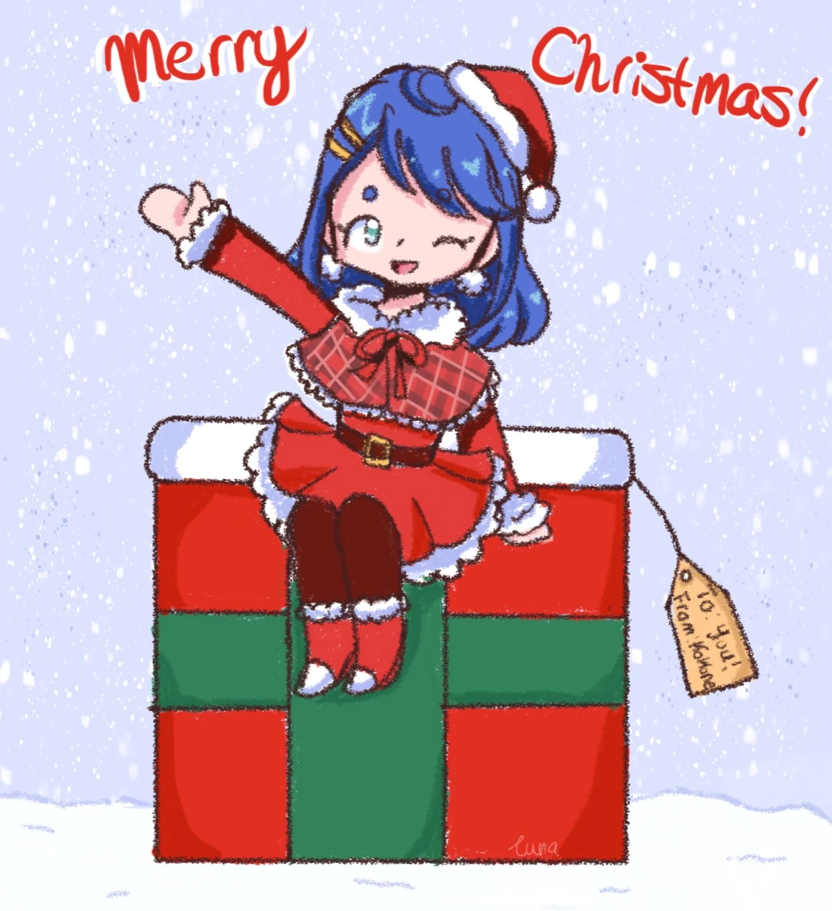 merry christmas eve!! (Art contest submission) | Fandom
