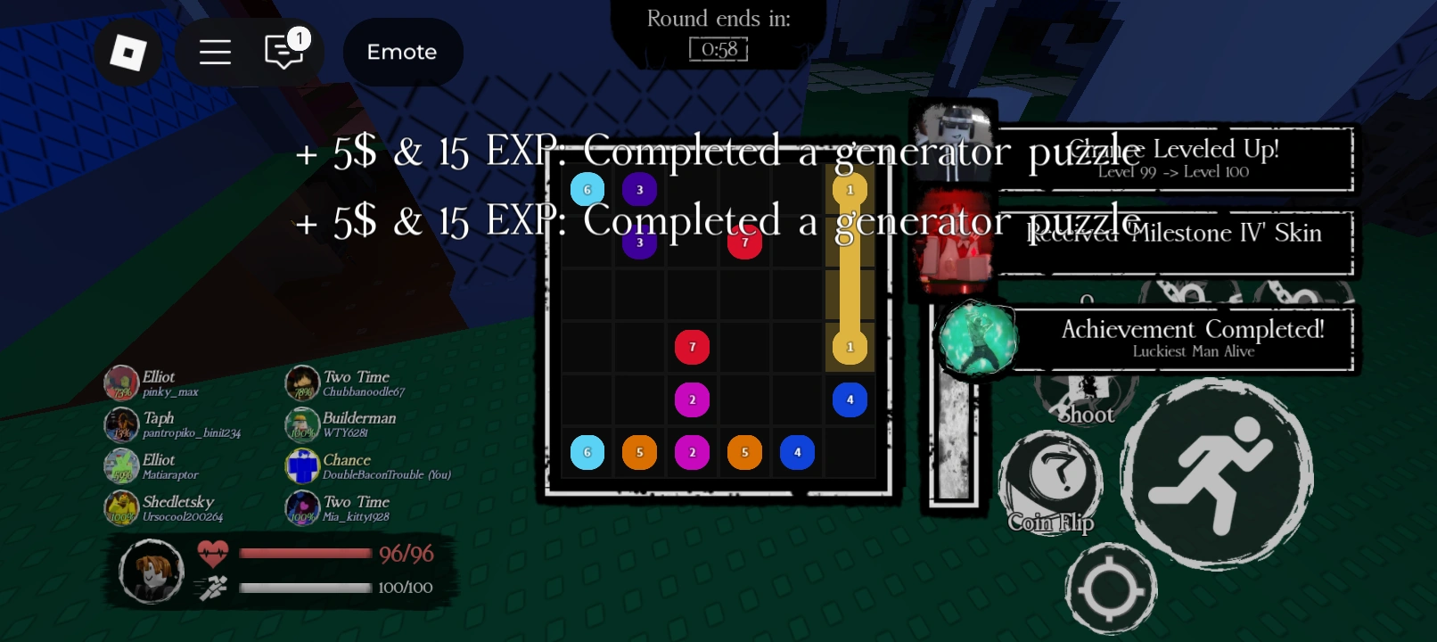 level 100 chance | Fandom
