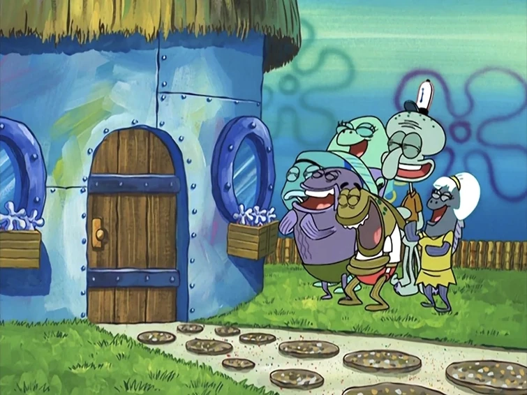 At the end of “Grandma’s Kisses”,do you think Squidward and the random ...