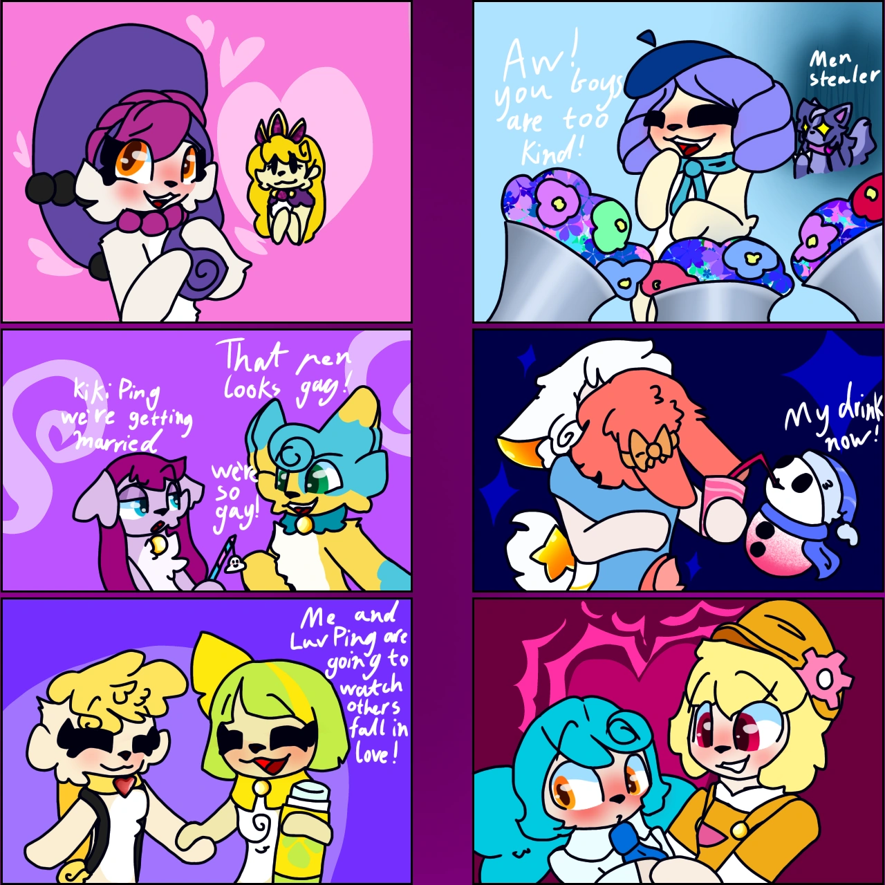 Ship art requests finished (Some more Spooki-ki Ping and others) | Fandom