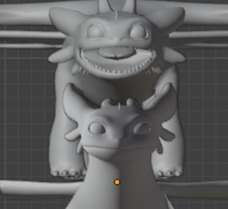 I found 3D model of toothless and thunder | Fandom