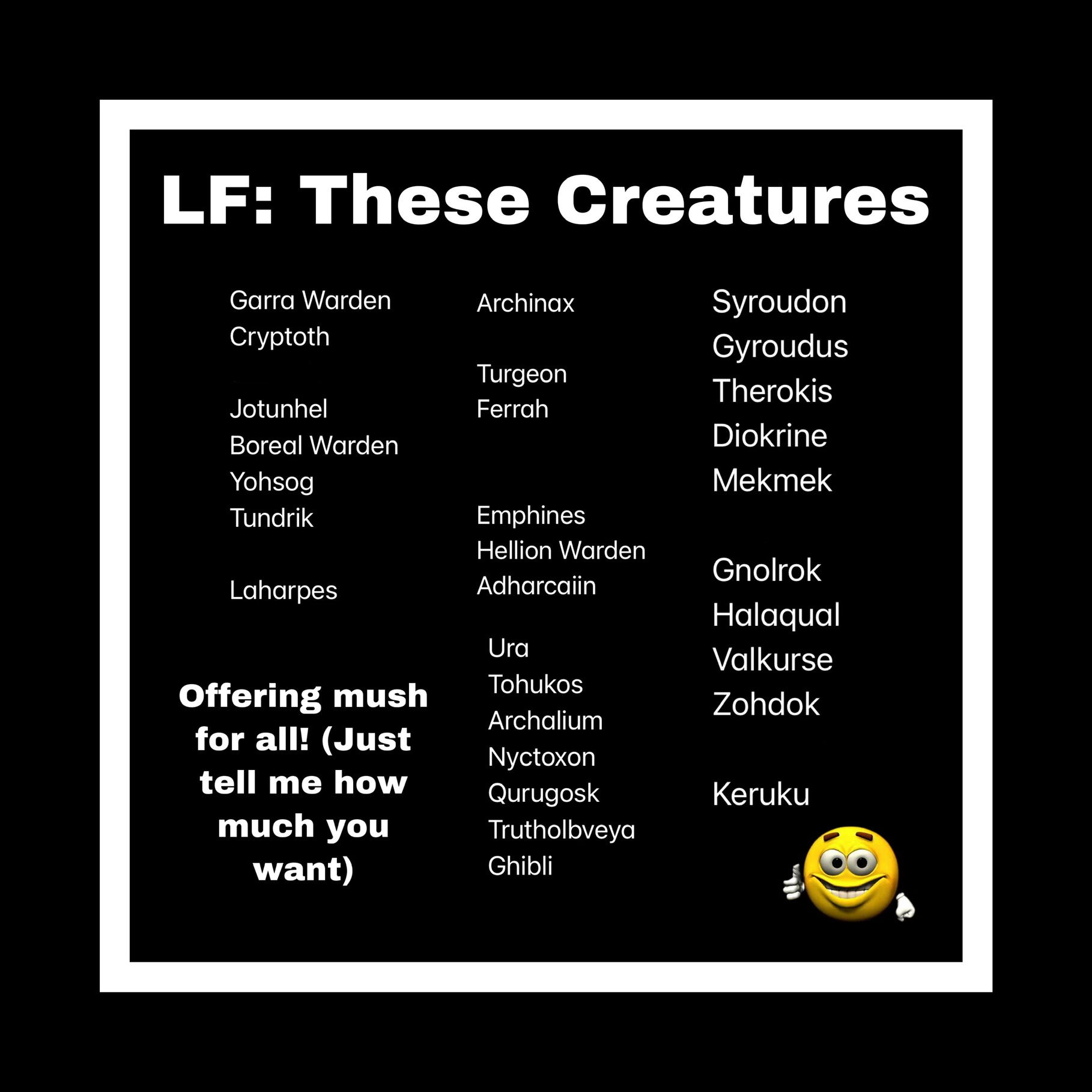 LF: these specs | Fandom