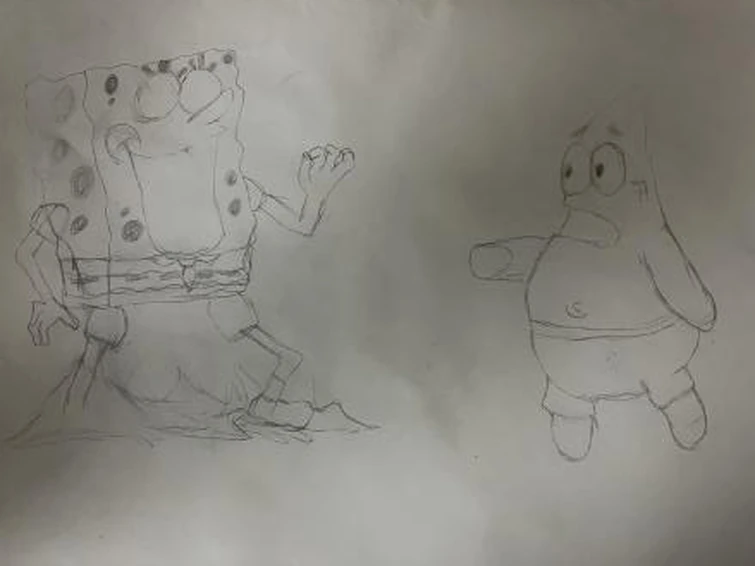 New Spongebob & Patrick Redesign Sketch!! | Fandom