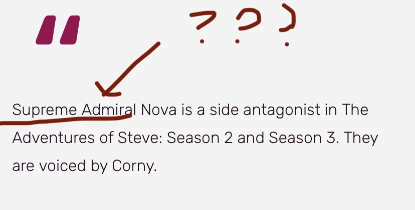 supreme admiral nova ⁉️⁉️ | Fandom