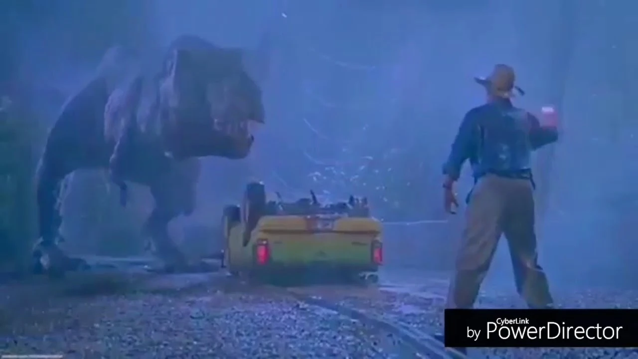 The T-Rex Breakout Scene from the 1st Jurassic Park | Fandom
